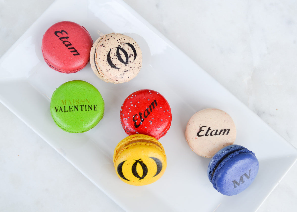 Custom Macarons with Logo - 5/7 days preparation time– Maison Valentine