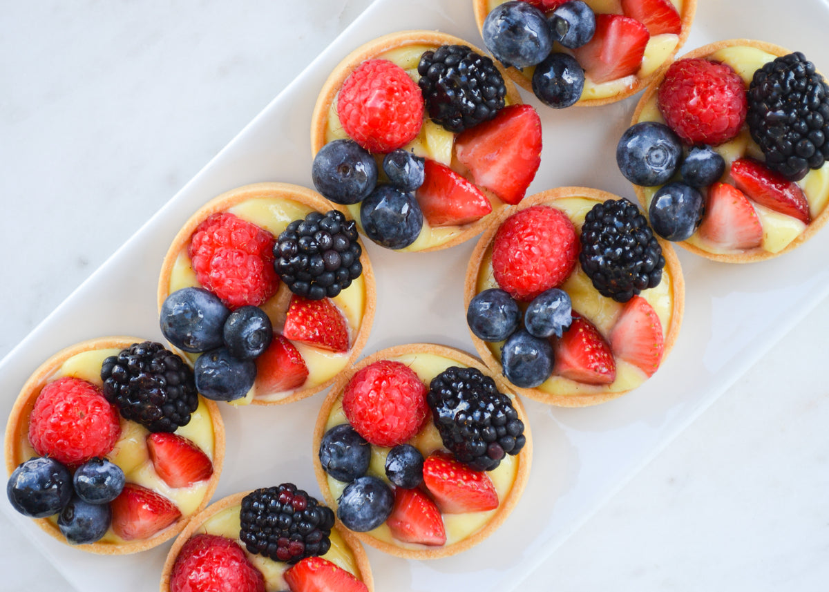 Mini Mix Berries Tart (10+ pieces) - 48h preparation time– Maison Valentine